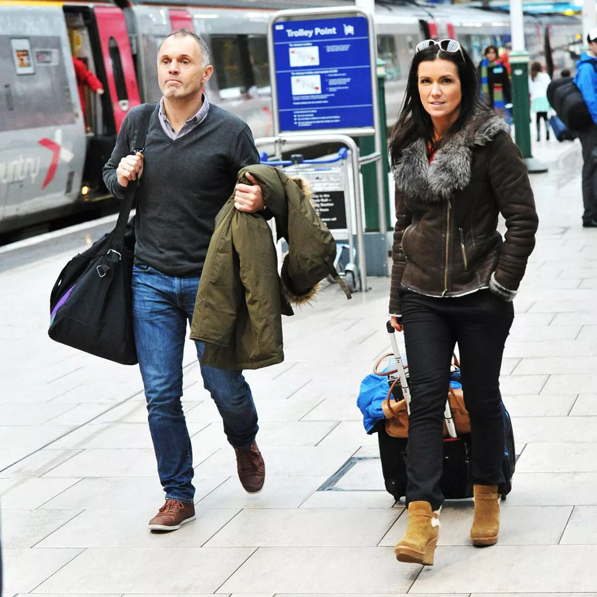 Susanna Reid made a surprise appearance with ex-husband Dominic Cotton ...