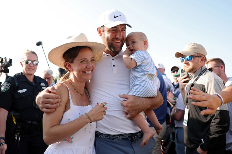 Scottie Scheffler’s wife couldn’t hold back tears during an interview ...