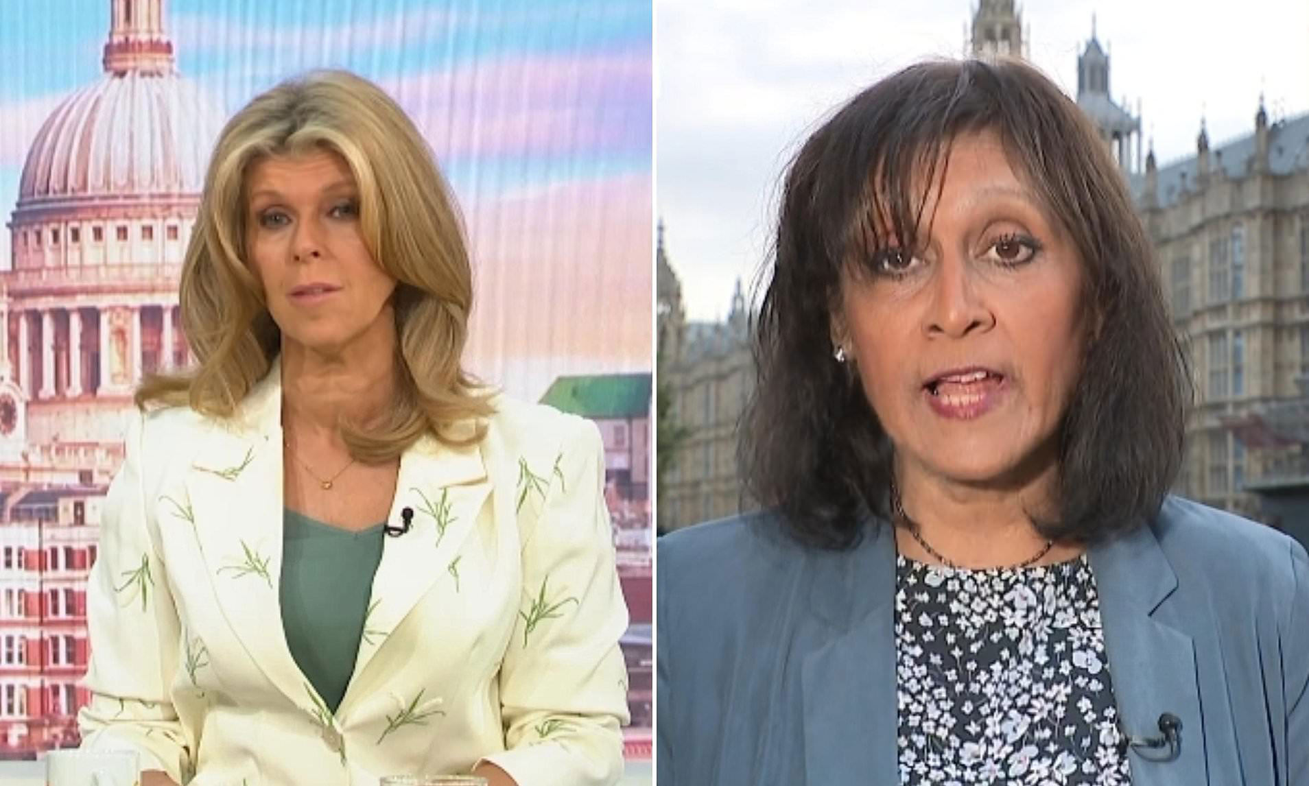 Good Morning Britain viewers are outraged, demanding Kate Garraway apologize after she blatantly ...