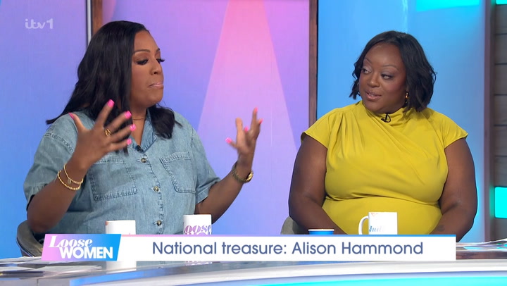 Alison Hammond wiped her tears and said she could no longer trust men ...