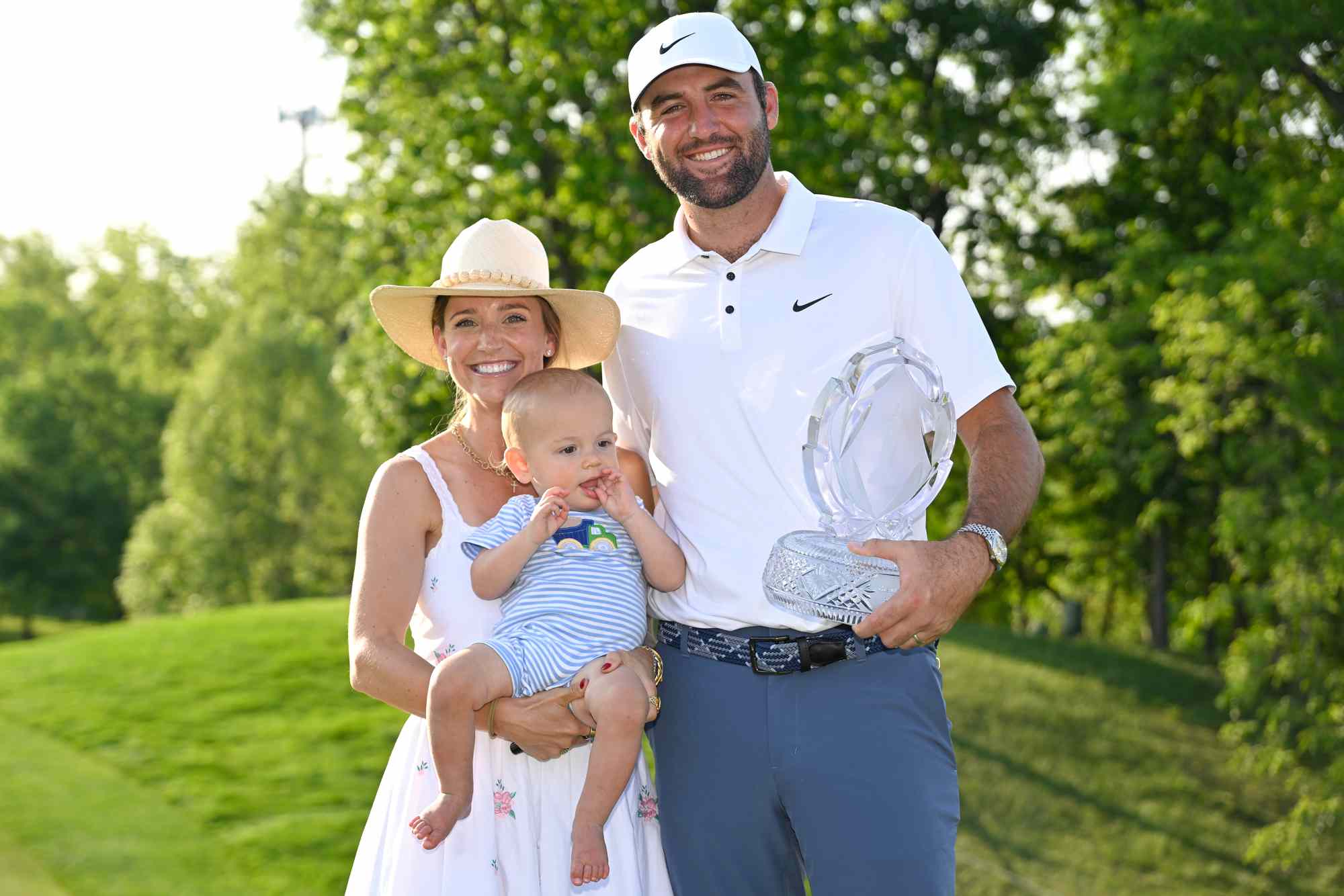 While celebrating victory in Ohio, the wife of world No.1 golfer ...
