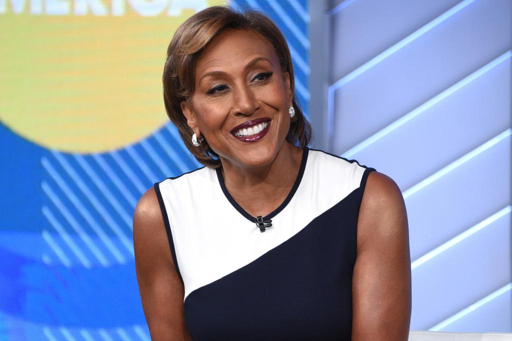 Robin Roberts tries to keep her GMA co-host “at a distance” during the live studio takeover: “I ...