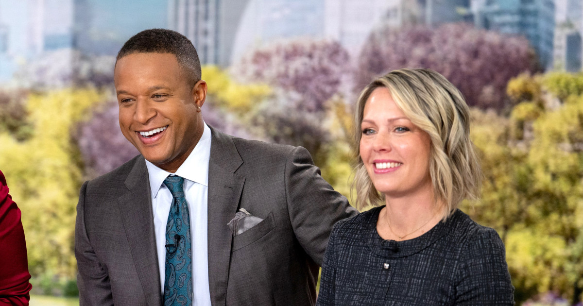 Craig Melvin refuses to sit next to Dylan Dreyer in an off-air Today ...