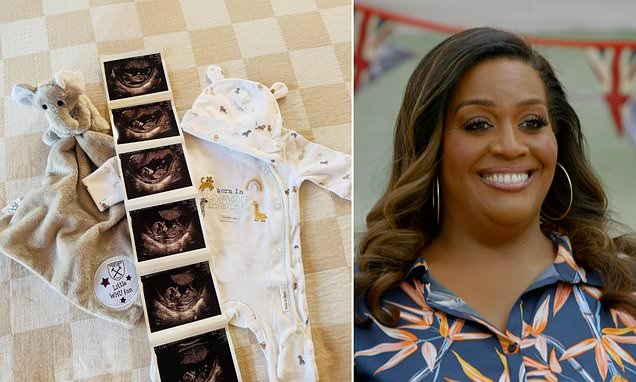 Alison Hammond left her son speechless after announcing the upcoming arrival of a baby with her ...