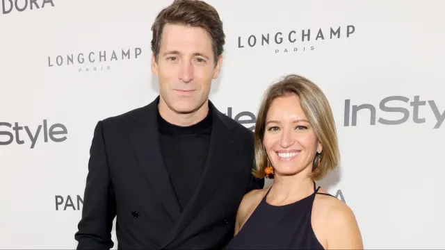 Tony Dokoupil stood firmly by his wife, MSNBC anchor Katy Tur, as she ...