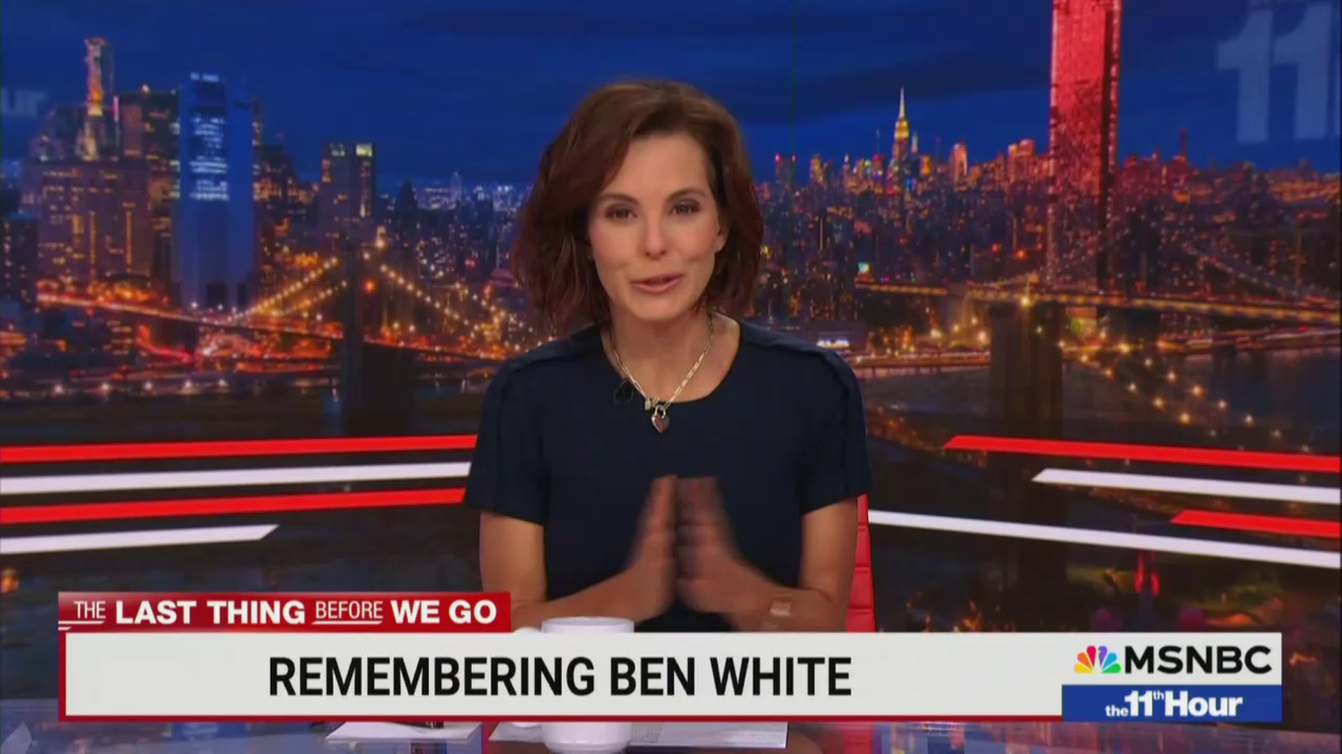 MSNBC anchor Stephanie Ruhle delivered an emotional message to her ...