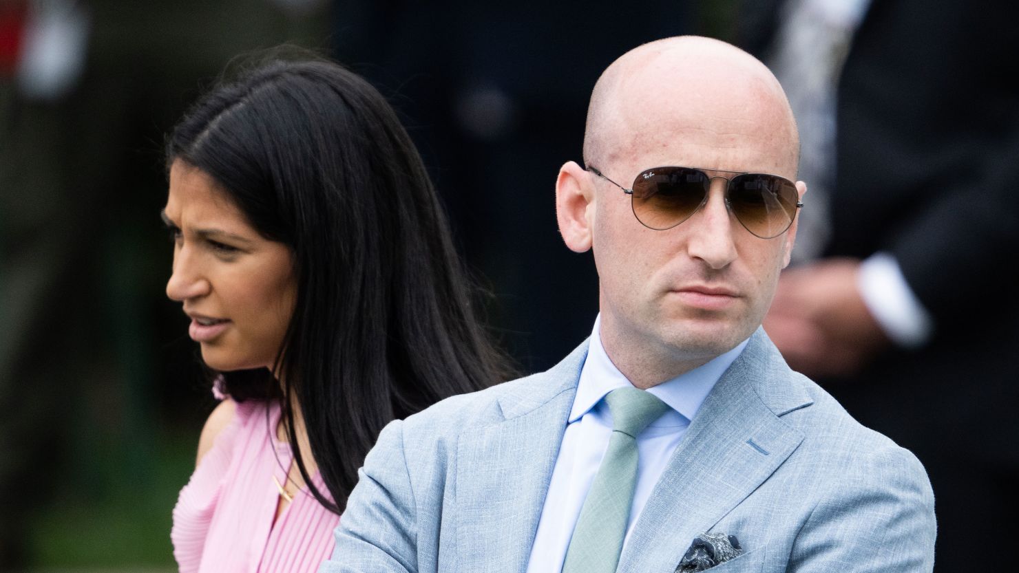 Katie Miller, wife of White House deputy chief of staff Stephen Miller ...