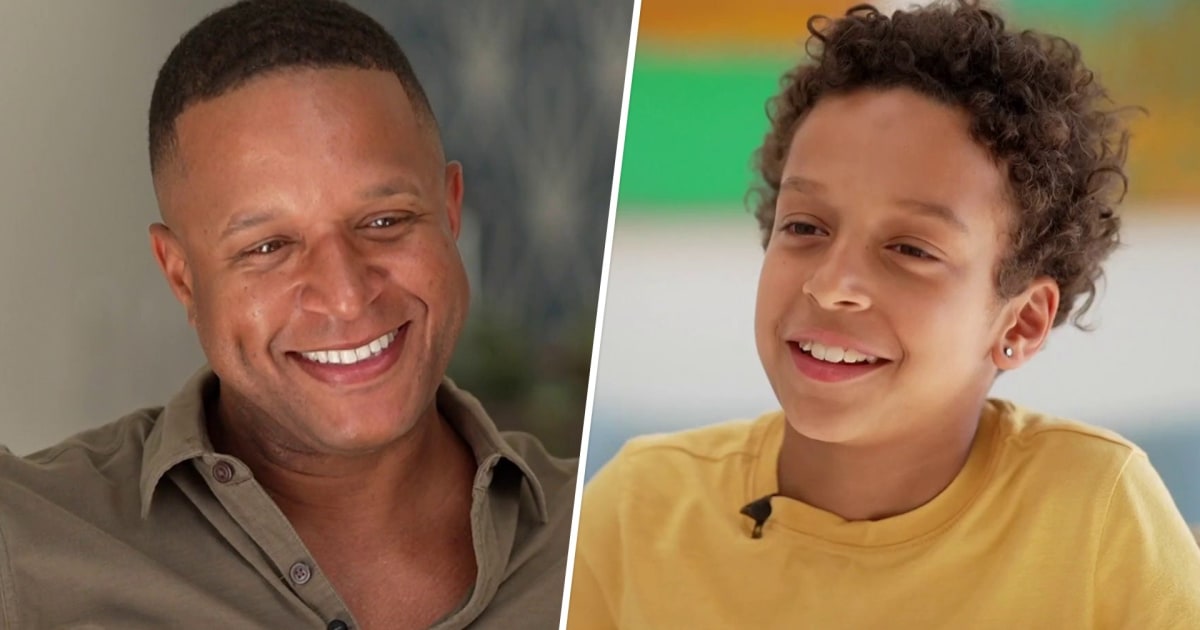 Craig Melvin offered a public apology to his son Delano for a TODAY ...
