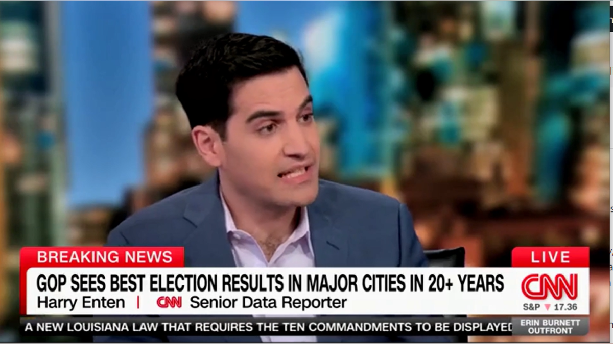CNN’s Harry Enten fired back at network executives, presenting evidence ...