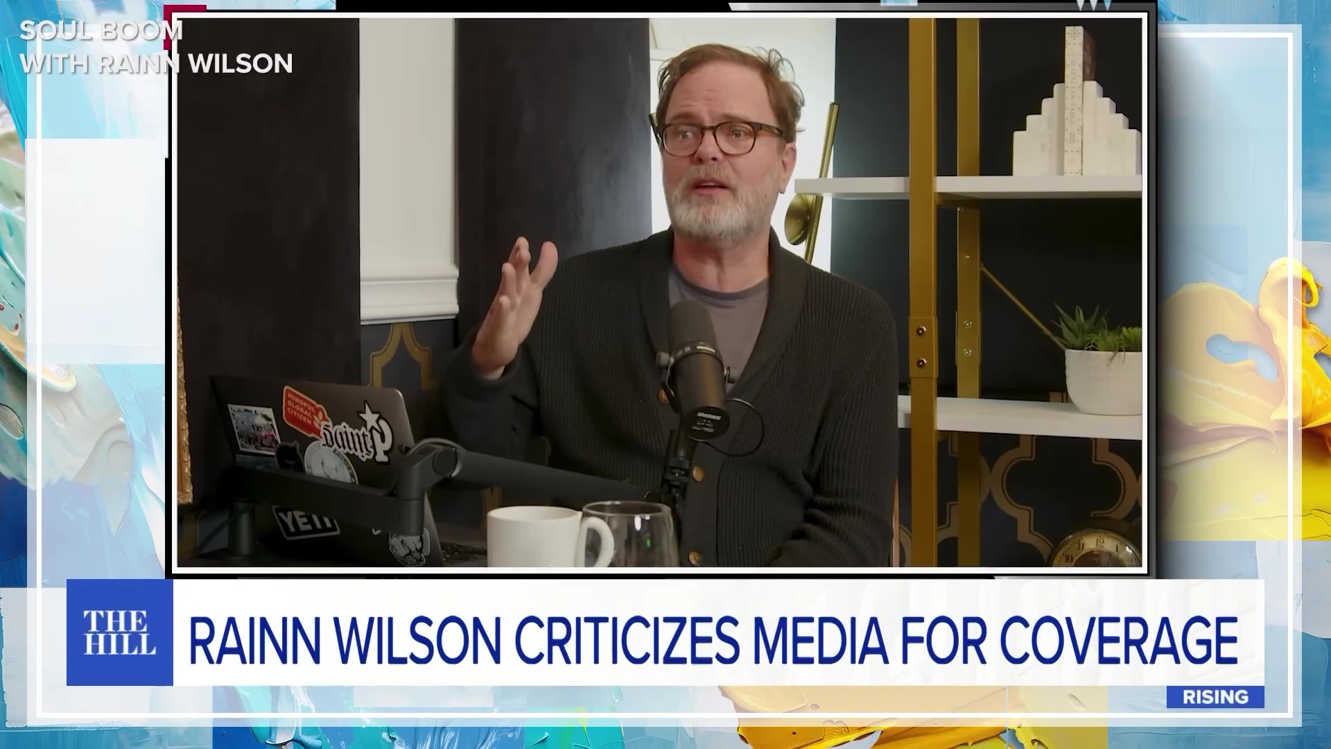 Former The Office actor Rainn Wilson called on MS NOW to remove host ...