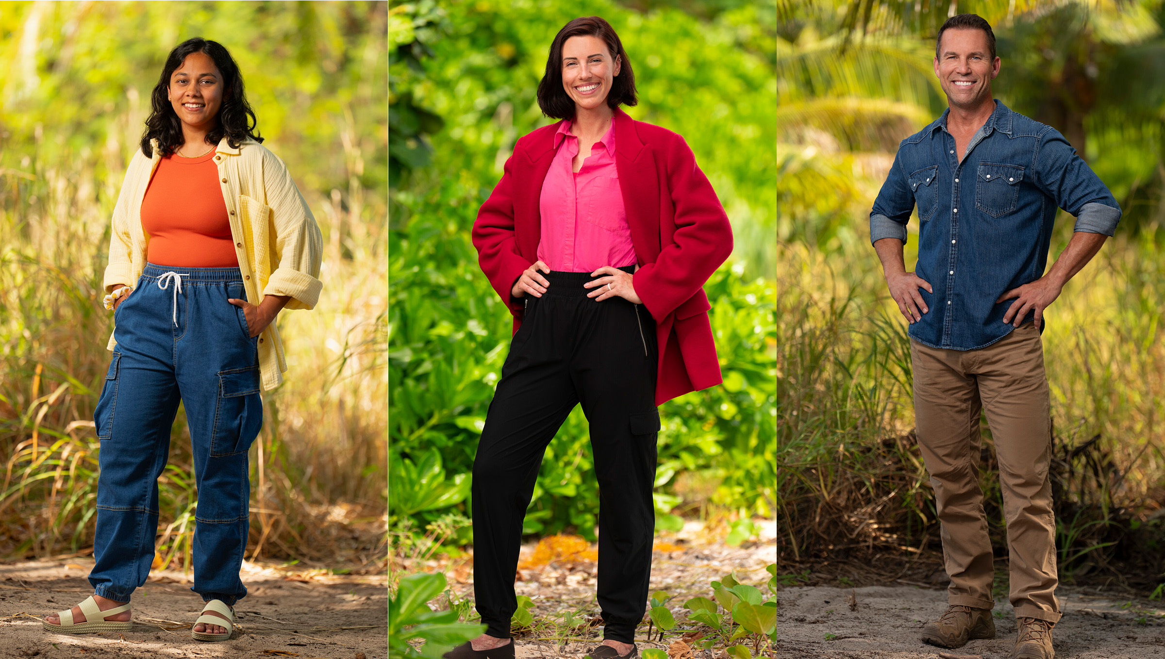 Colby Donaldson, Kamilla Karthigesu, and Genevieve Mushaluk (Survivor ...