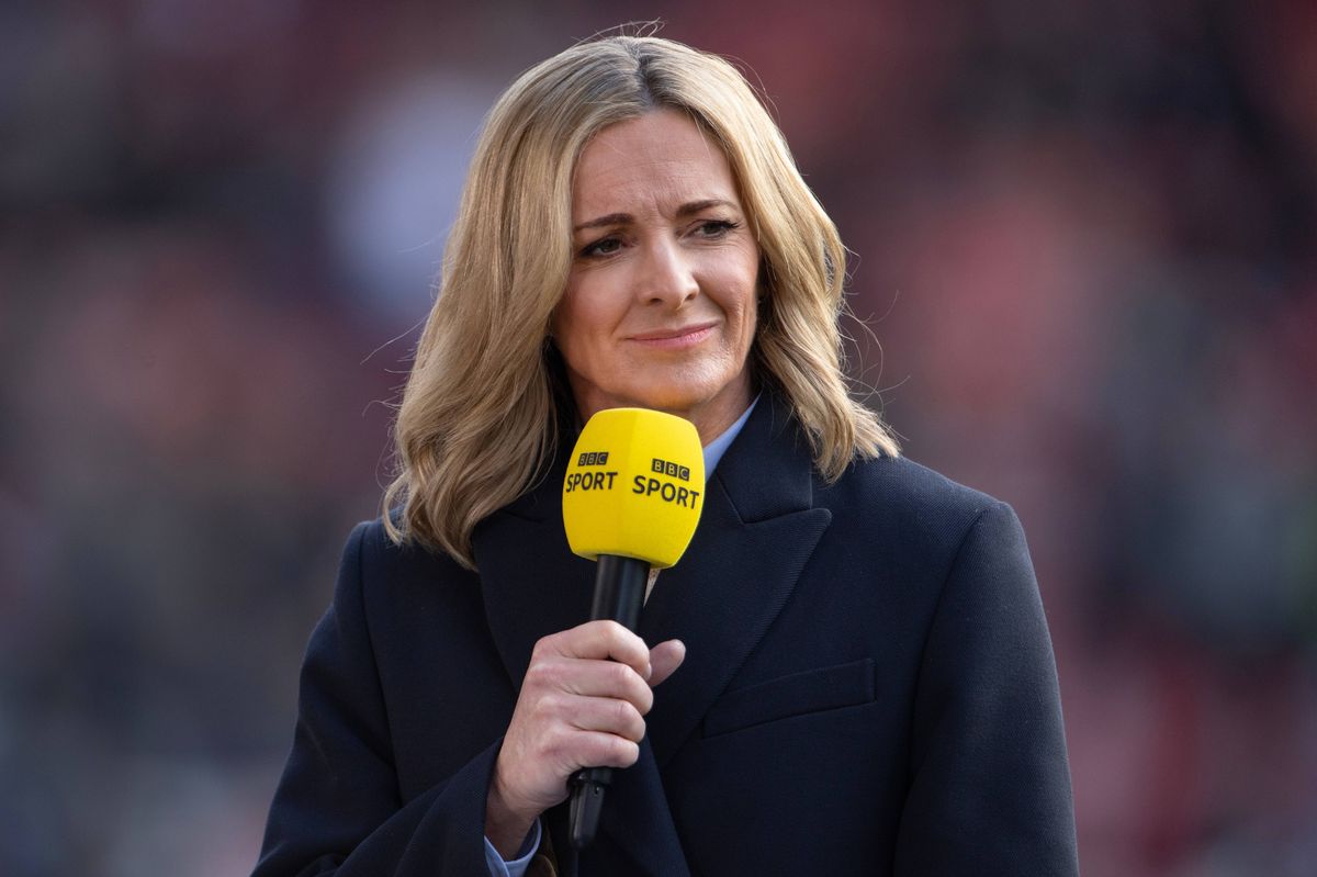 Gabby Logan could not hold back her tears as she announced that this ...